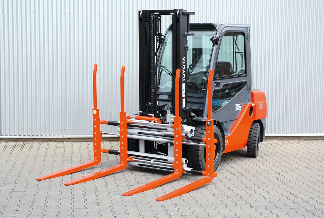 Van vorken tot klemmen: 9 soorten voorzetapparatuur voor heftrucks
