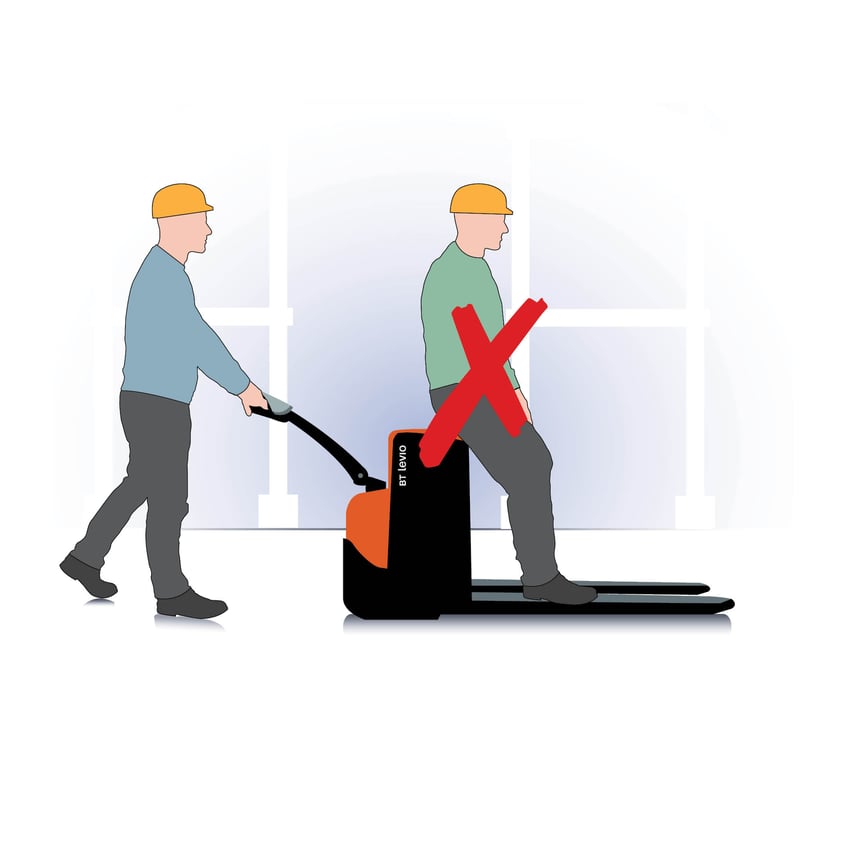 10 tips om veilig te werken met een elektrische transpallet